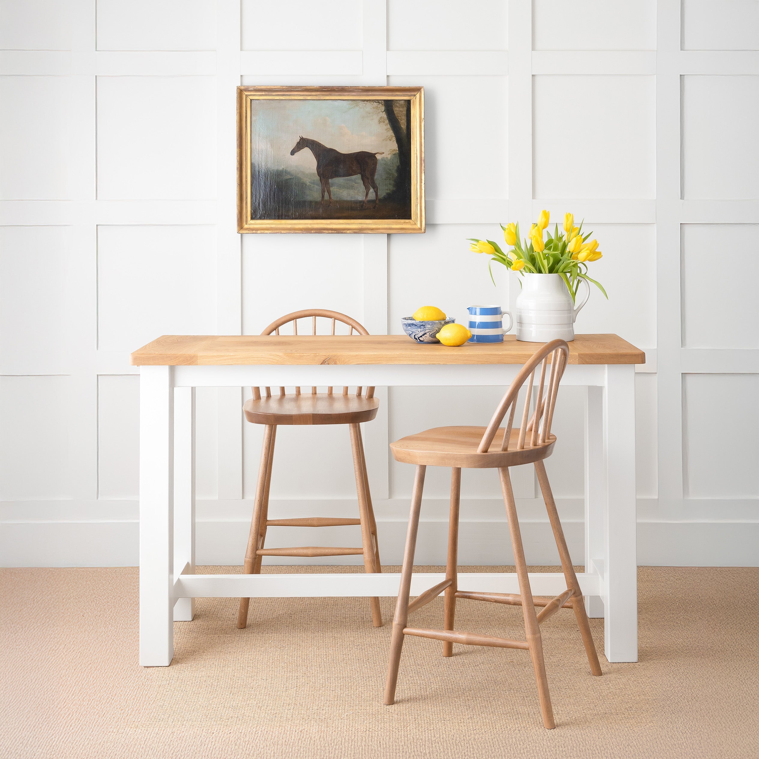 Wooden Kitchen Stations | Freestanding English Table Islands – Stanwick ...