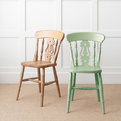 Farmhouse Fiddle Back Dining Chair | Wooden Dining Chairs – Stanwick and Co