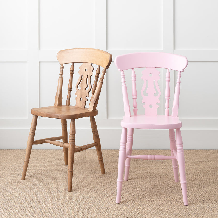 Farmhouse Fiddle Back Dining Chair | Wooden Dining Chairs – Stanwick and Co