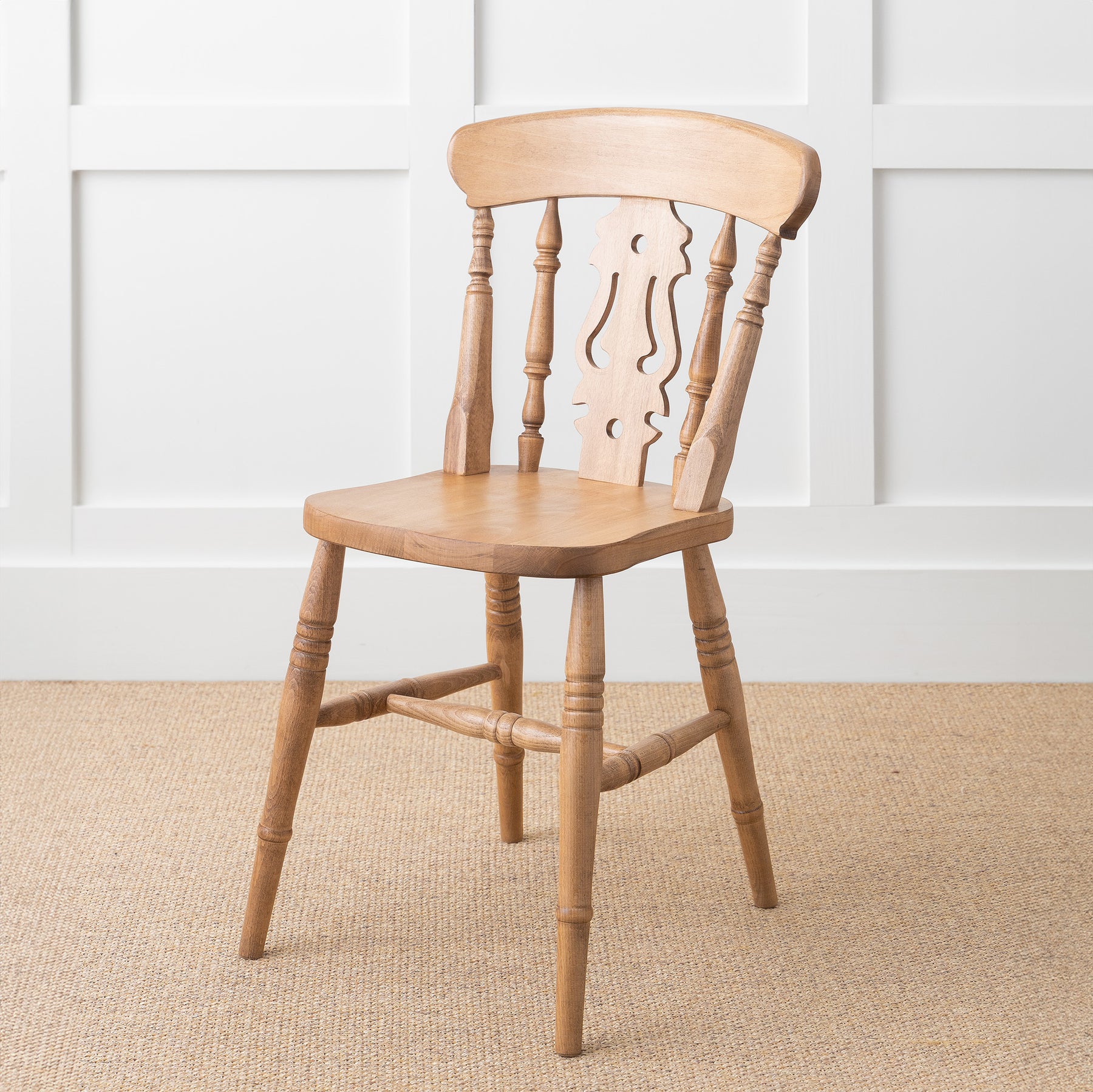 Farmhouse Fiddle Back Dining Chair | Wooden Dining Chairs – Stanwick and Co