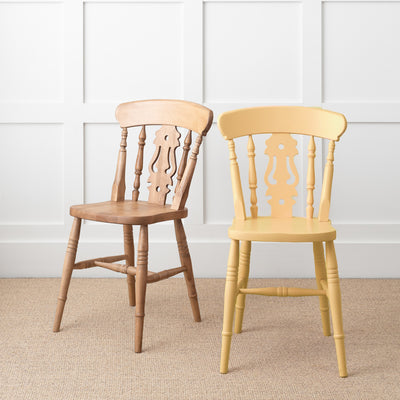 Farmhouse Fiddle Back Dining Chair | Wooden Dining Chairs – Stanwick and Co